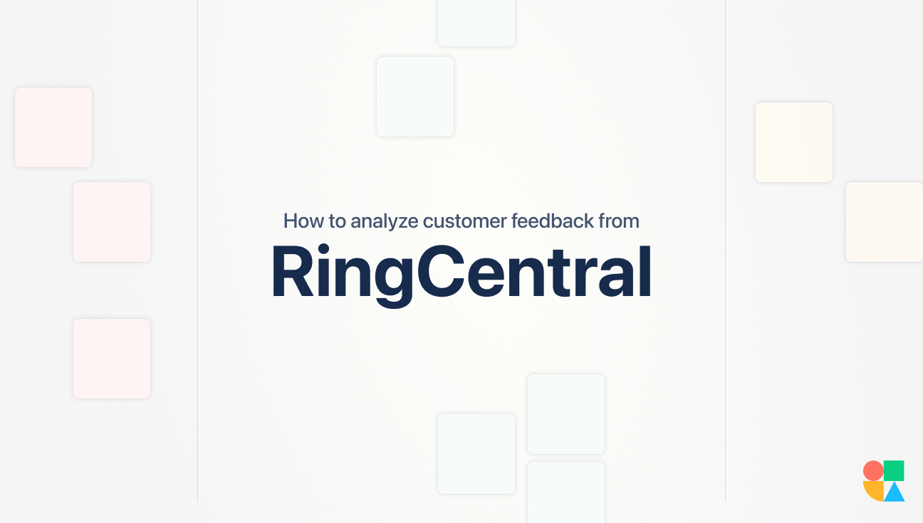 How to analyze customer feedback from RingCentral with AI